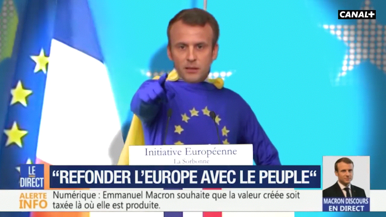 Humour. Macron, le super héro de l'Union Européenne - Les Observateurs