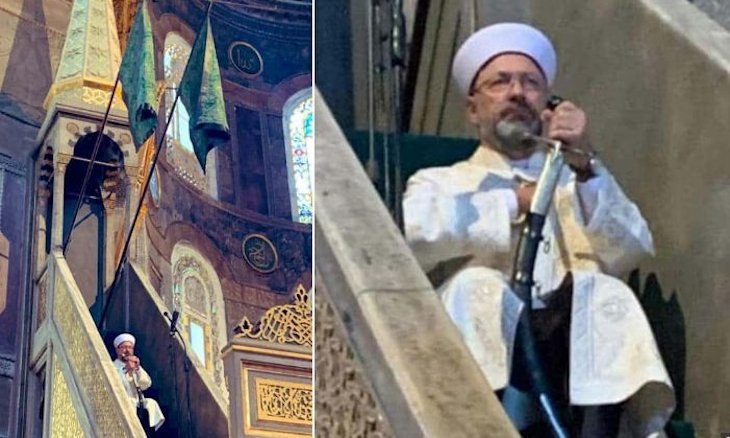 Turquie. Basilique Sainte-Sophie : Le premier prêche musulman a été ...